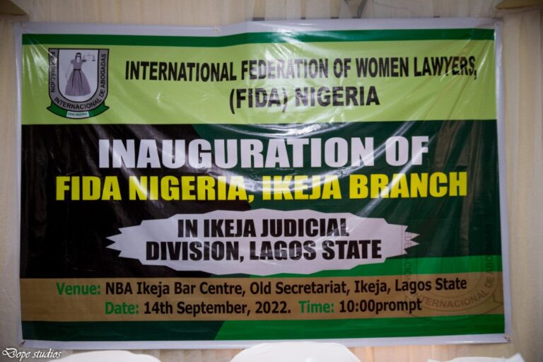 FIDA Nigeria Inaugurates Ikeja Branch, Lagos State – FIDA
